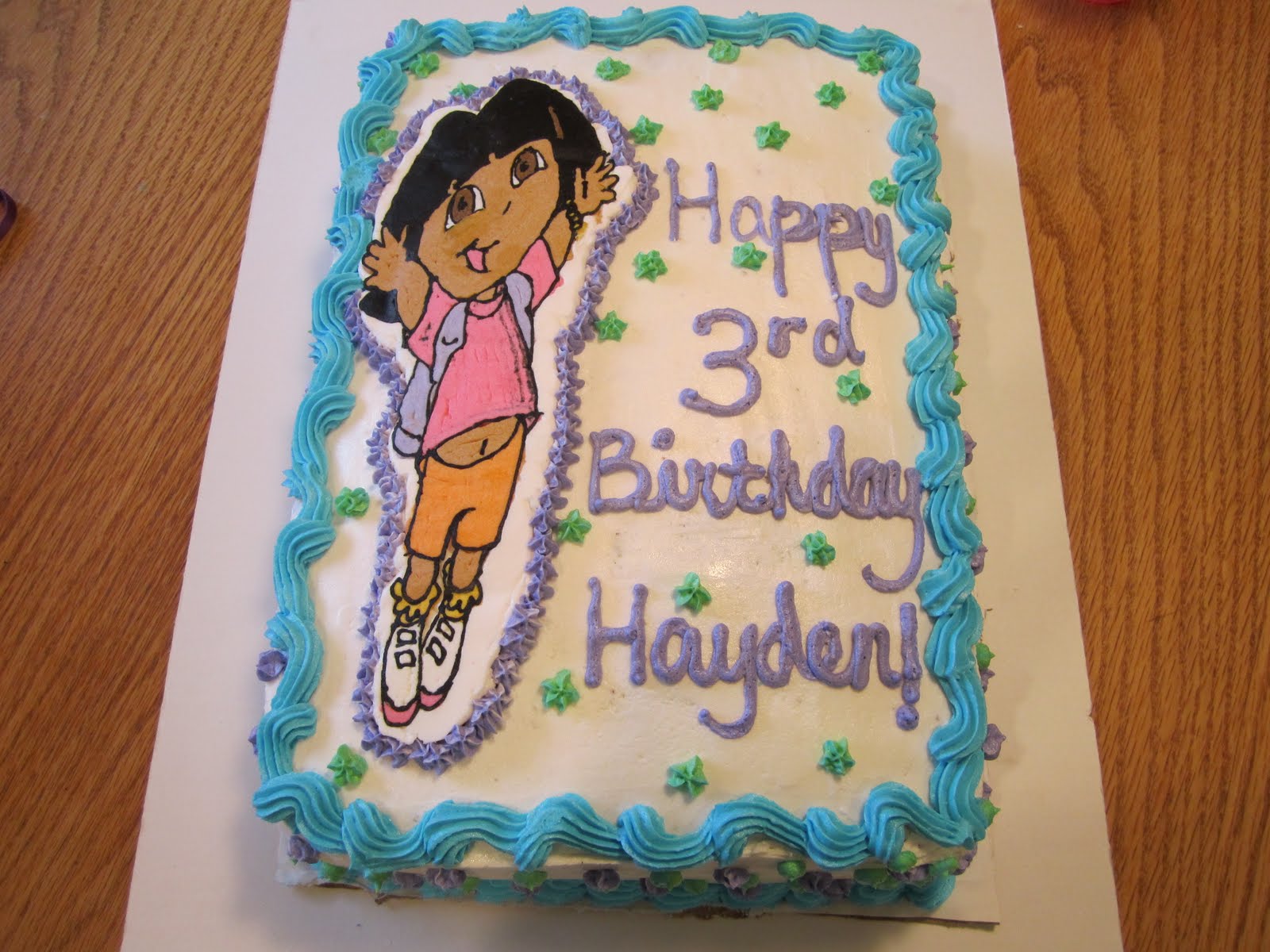 Jessica's Sweet Side: Dora The Explorer Cake