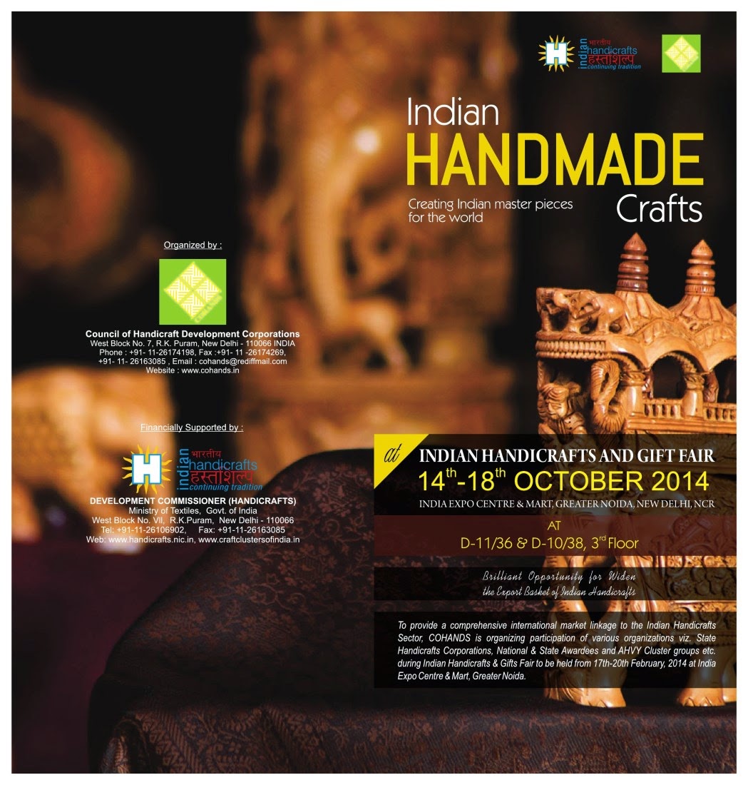 The Designer'S Source: Flyer / Brochures / pamplet on Indian Hand Made ...