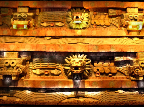 arte azteca: Arquitectura (piramides).