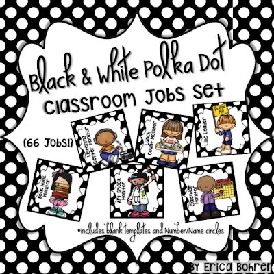 Black and White Polka Dot Classroom Decor Ideas | Erica's Ed-Ventures ...