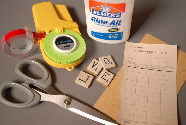 Candidly Pretty: {DIY Love} Library Card Save the Date