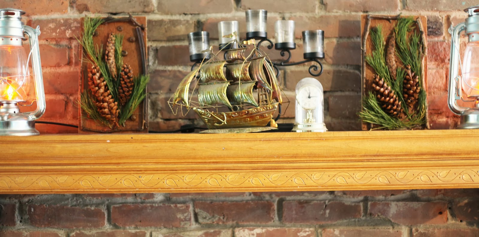 MikeMBurkeDesigns Etsy Shop Blog: Rustic Pine Cone Decor Wall Sculpture