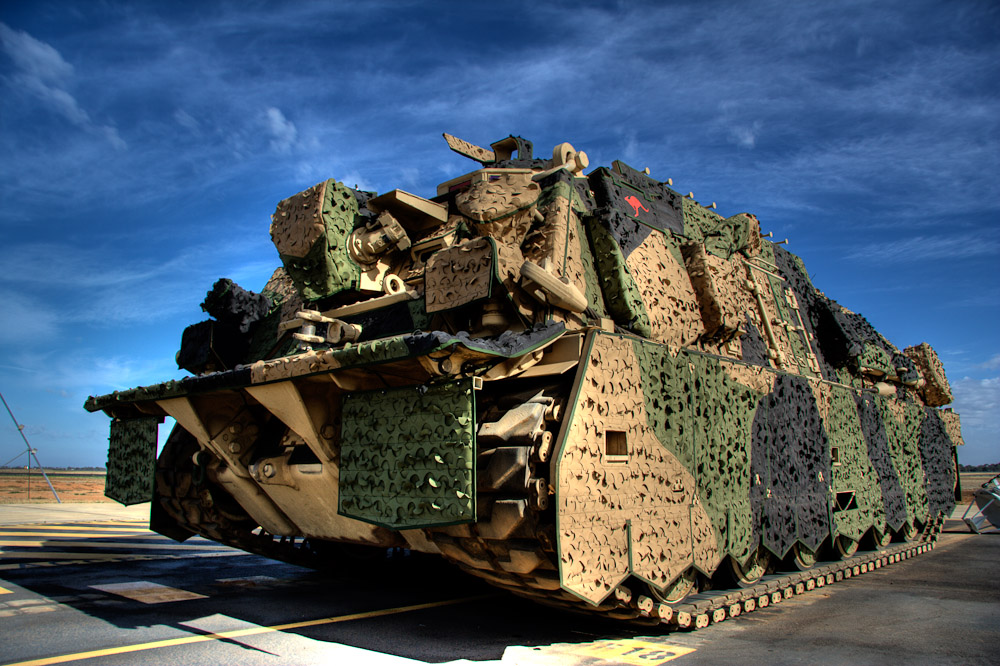 SNAFU!: M1A1 and M88A2 sporting Saab Barracuda Camo System
