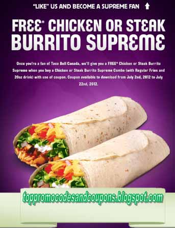 Free Promo Codes and Coupons 2023: Taco Bell Coupons