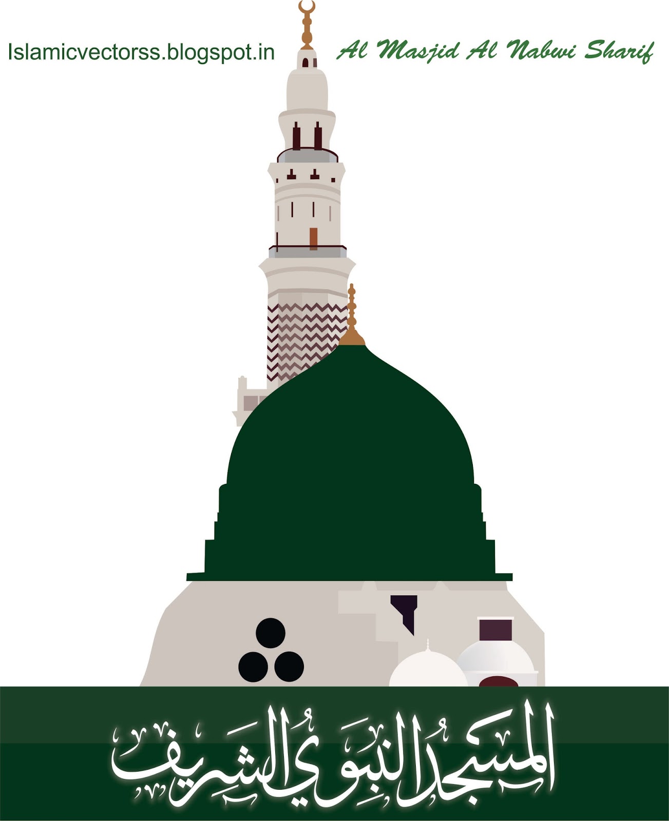 Islamic Vectors: Masjid al nabwi madina islamic CDR Vector Madina ...
