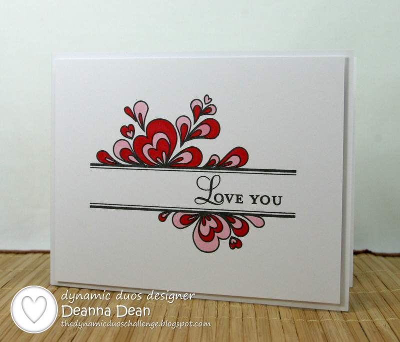 Dynamic Duos: Dynamic Duos #38 {Real Red and Pretty in Pink}