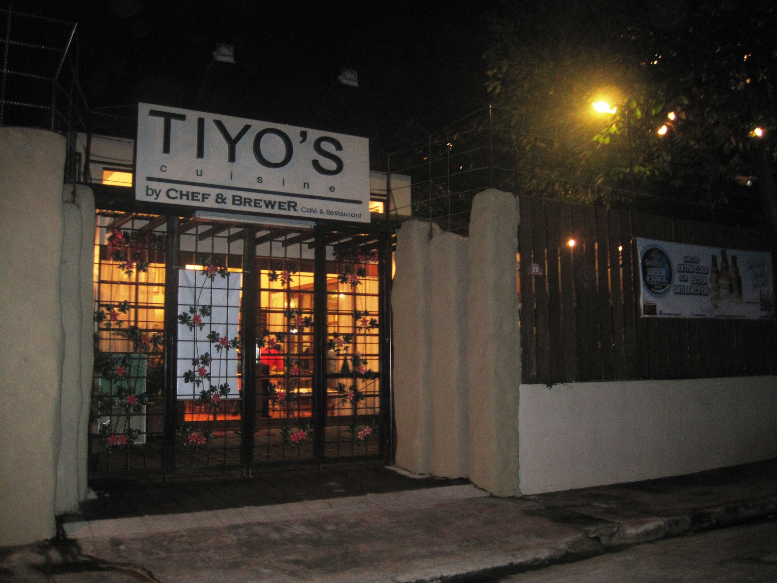 Food Quest : Tiyo's Cuisine by Chef & Brewer (Marikina)