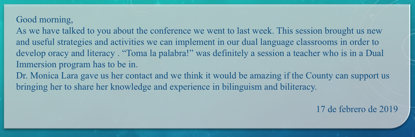 Portafolio de formación Sandy Hoyos: Muestra 3: Lenguaje formulaico