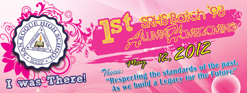 SRHS Batch 98 Alumni Homecoming Souvenir Mugs | Tambay Arts
