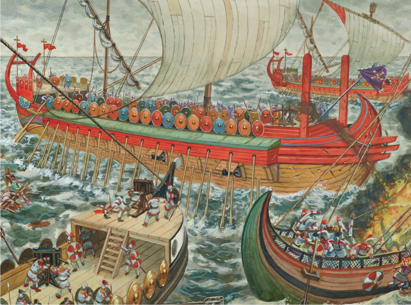 imágeneshistóricas.blogspot.es: Imperial Roman warships 193-565 AD