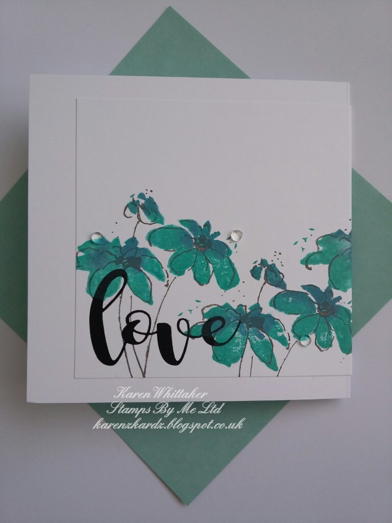 karenzkardz: Love, word stamp set from Stamps By Me