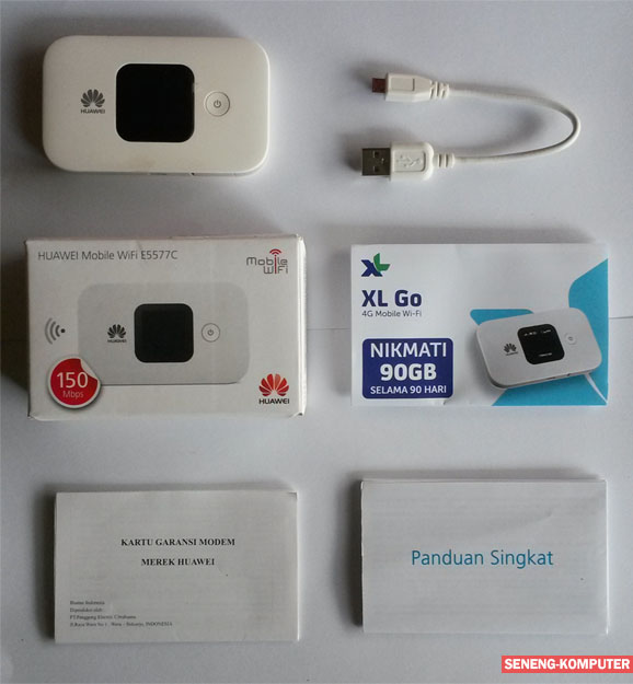 Review Mifi Huawei E5577C 4G XL GO 90GB 3 Bulan - Seneng Komputer