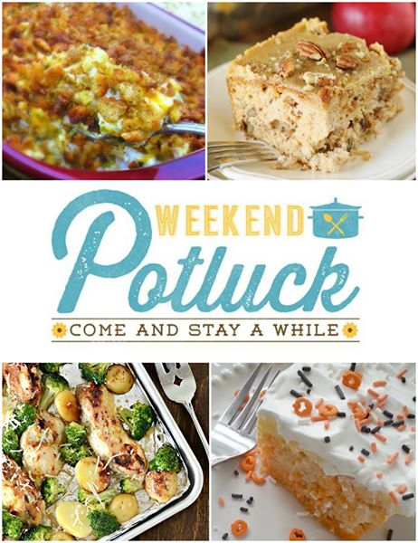 Chicken Terrific - Weekend Potluck 243 - Sweet Little Bluebird