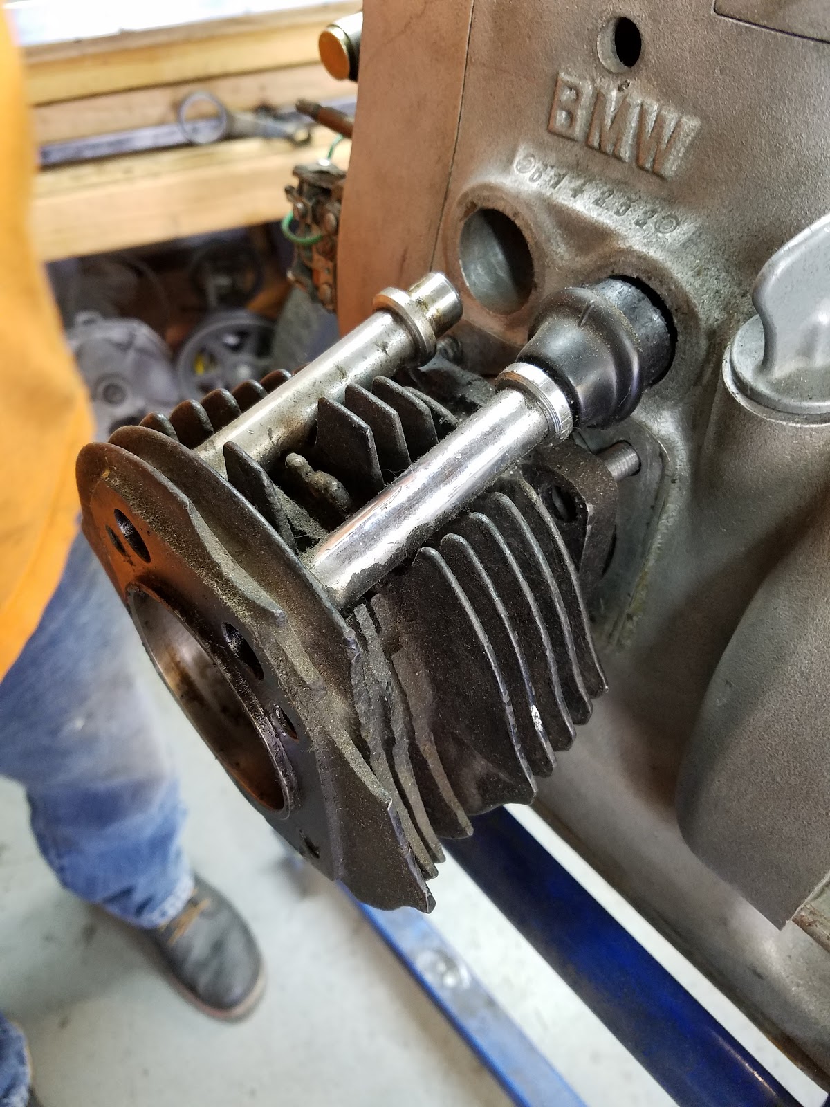 Scottie's Workshop: Repairing engine block crash damage