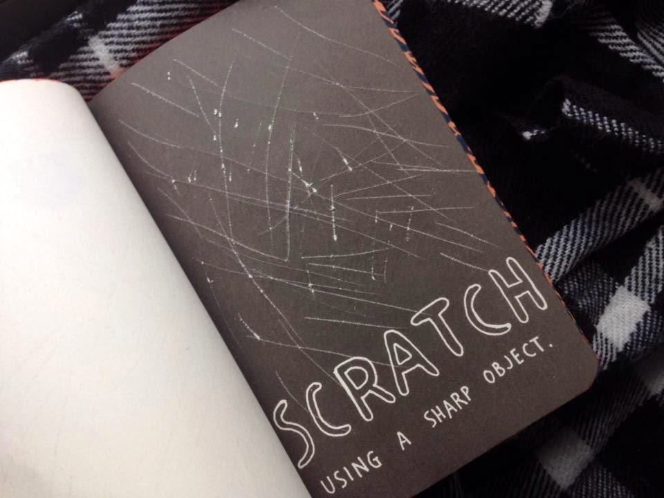 Wreck This Journal #4 - what lauren did today