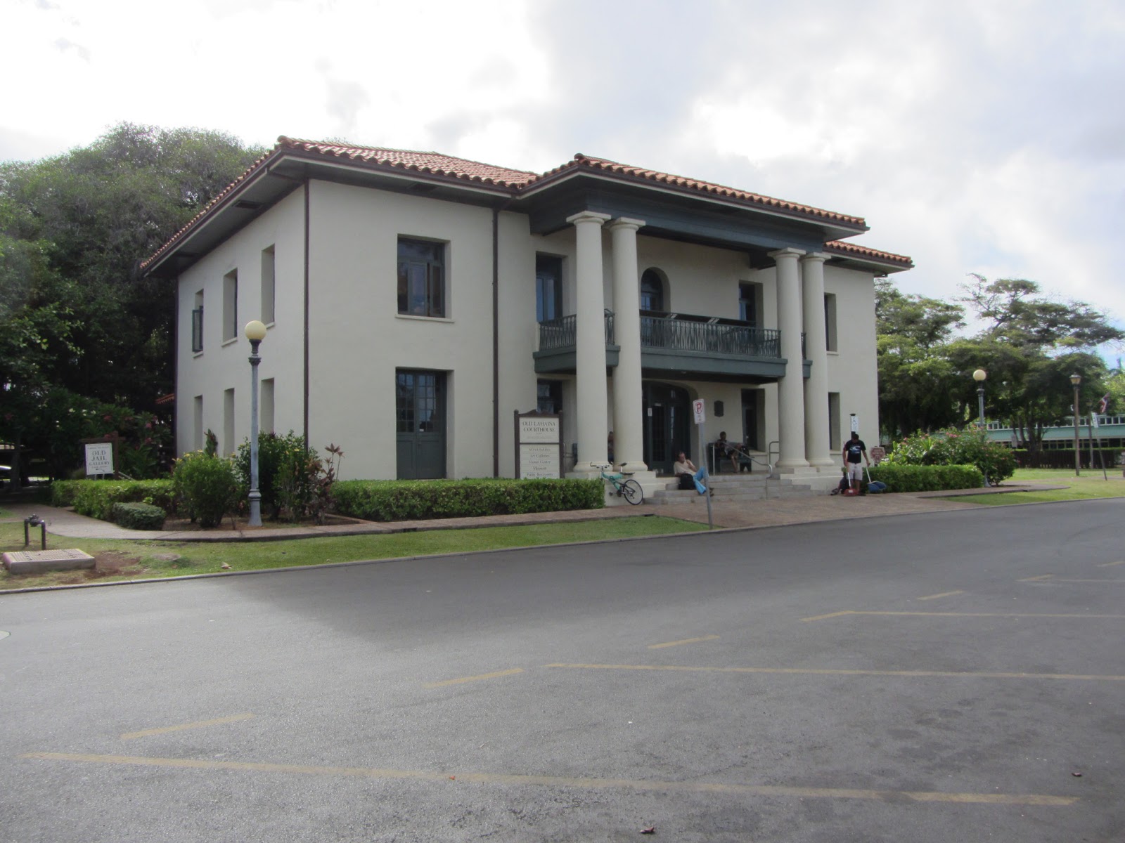 Courthouses of the West: Lahaina Banyan Courthouse, Lahaina, Maui, Hawaii.