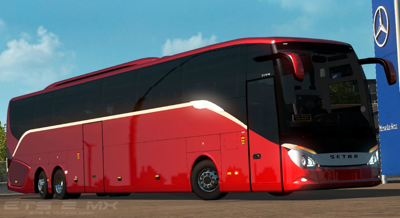 (Autobús ETS 2) Setra 519 HDH 6x2 (Versión 3.5) - ETS 2 Mundo Mod