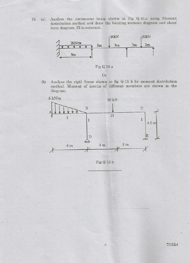 CE2302 Structural Analysis I April May 2015 Question Paper - University ...