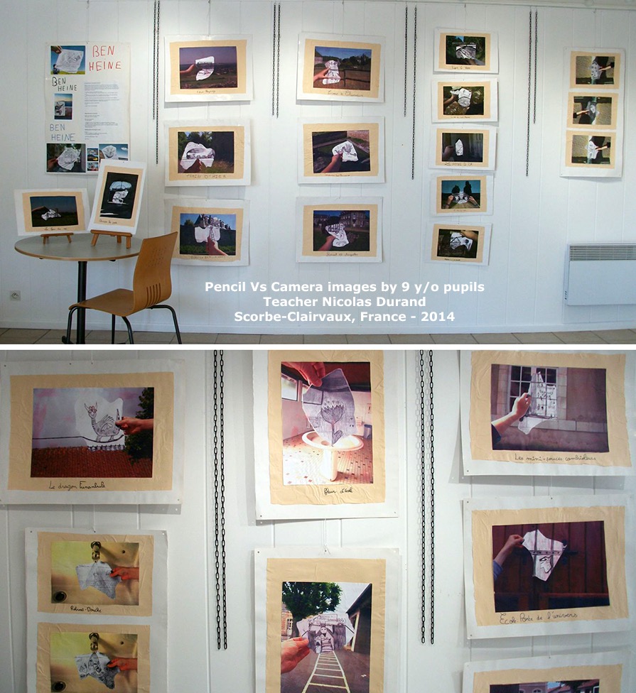 Ben Heine Art and Music Blog: Pencil Vs Camera Popular in Primary and ...