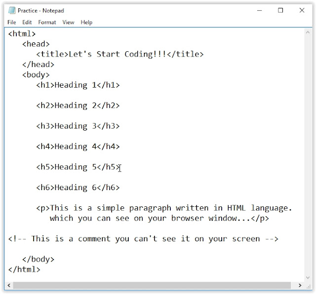 HTML (Let’s Start Coding) ~ A.J.A Informatix