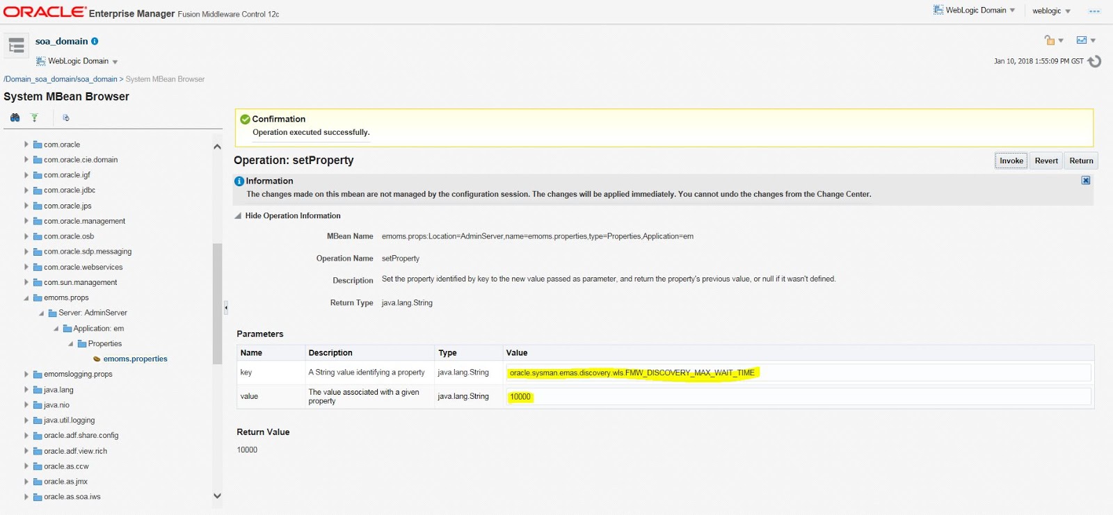 Blog for DBA Consultants: Performance Tune Oracle SOA 12c EM Console