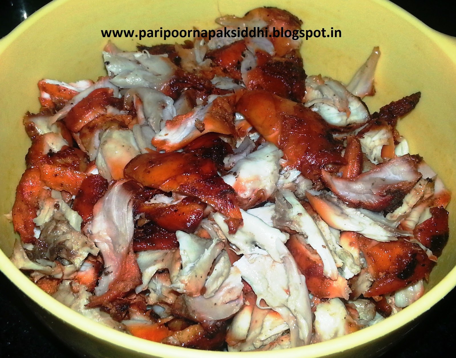 Paripoorna Paksiddhi : MURG KHURCHAN / TANDOORI CHICKEN KHURCHAN