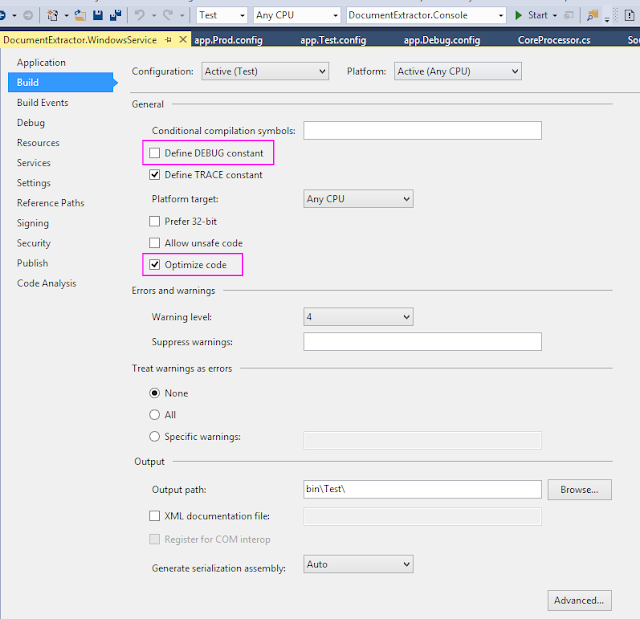 hello this is a heading: TFS 2015 build configurations and config ...