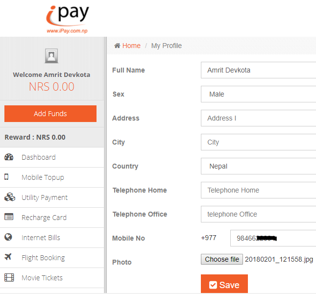 How to create account in iPay Nepal - Blogger Nepal