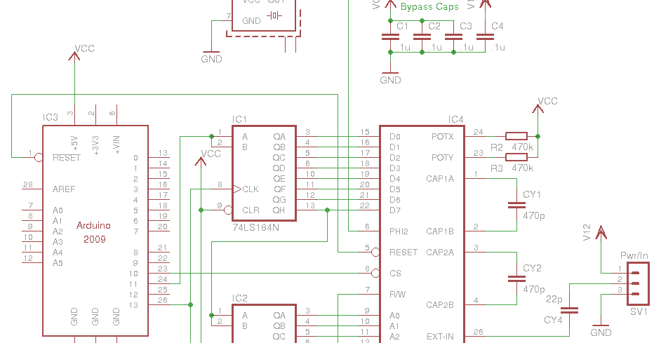 Signals Processed: Arduino SIDshield initial schematic and code