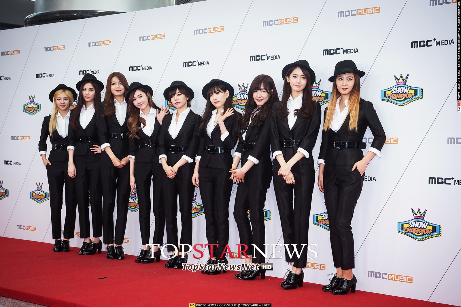 Girls' Generation: Φωτογραφίες από το 100 επεισόδιο του Show Champion ...