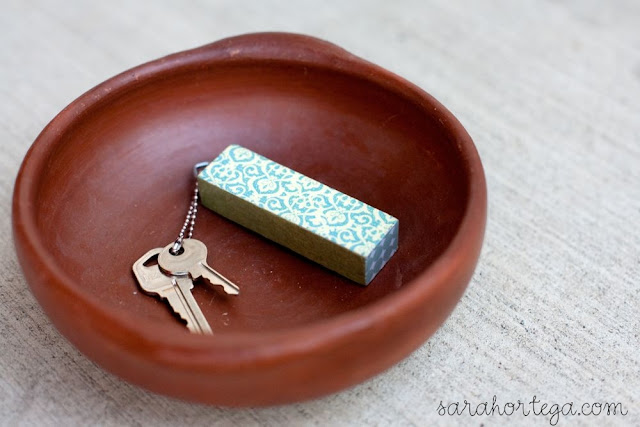 diy {jenga keychain}