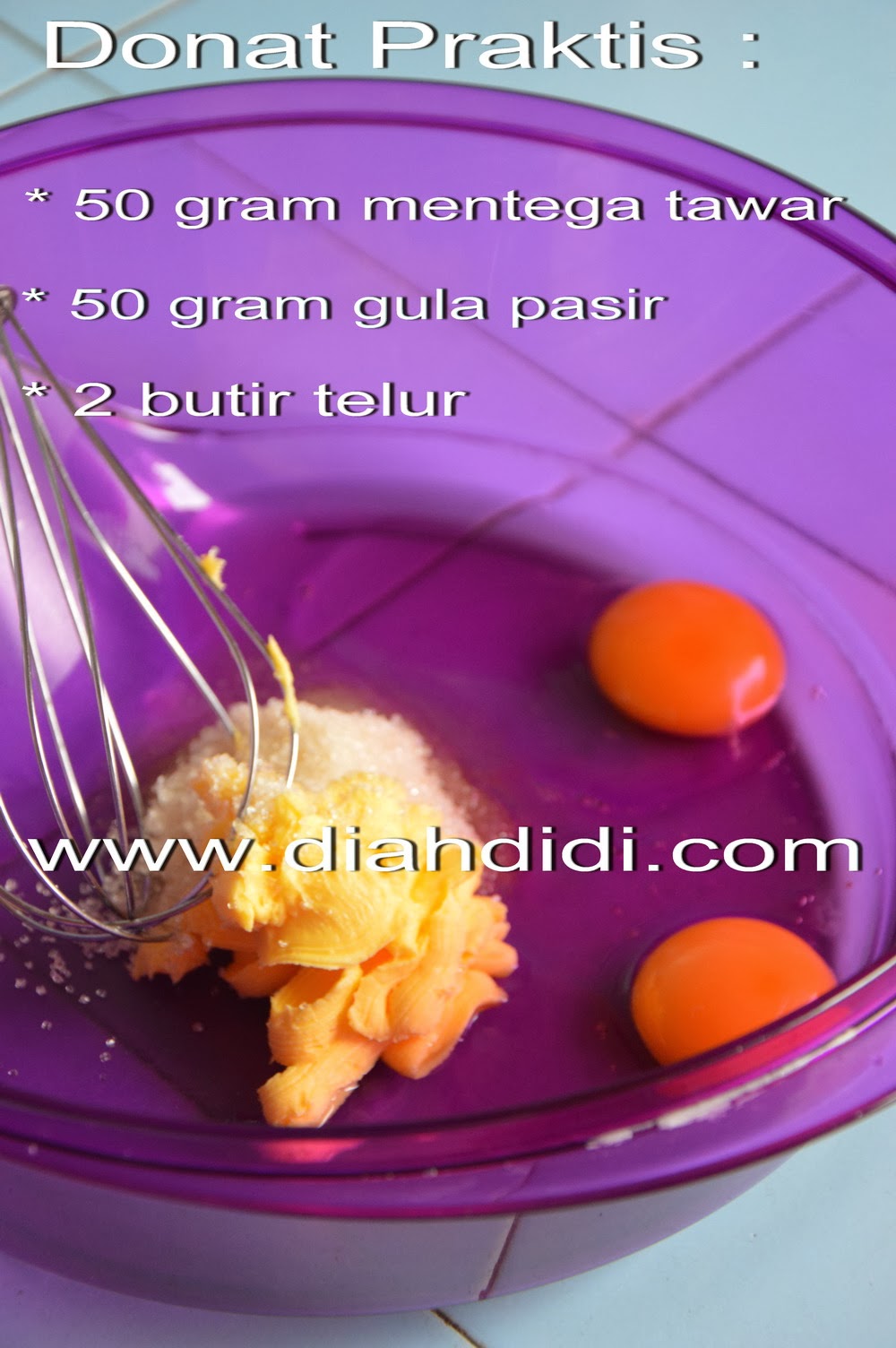 Diah Didi's Kitchen: Resep Donat Mudah, Enak, Praktis dan Nggak Perlu ...