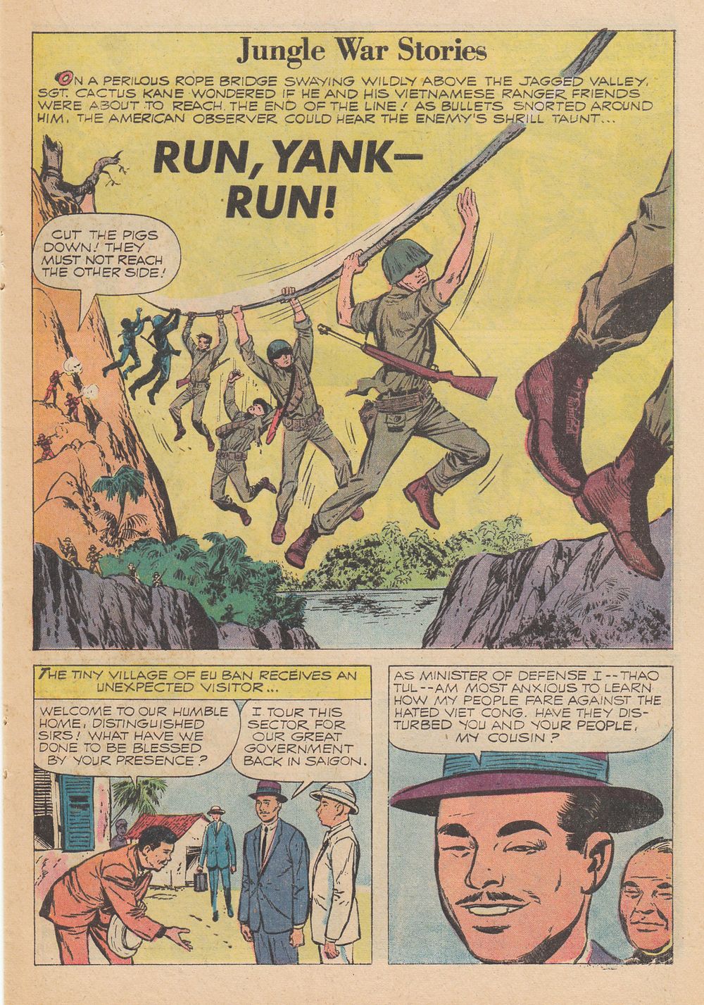 Saved From The Paper Drive: Jungle War Stories~ Run, Yank - Run!