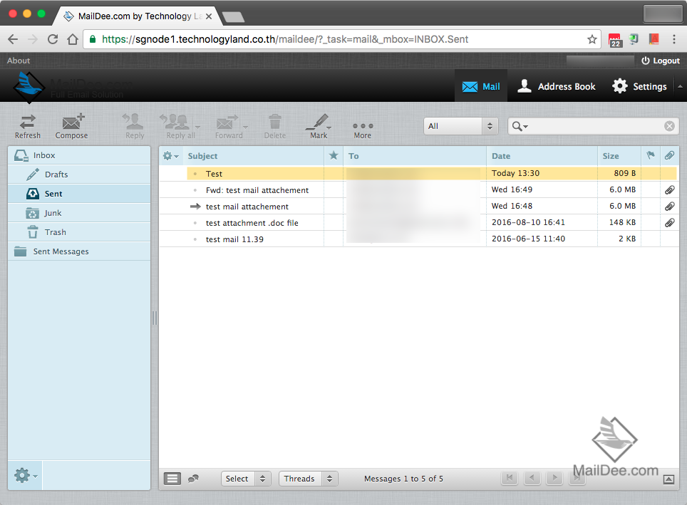 Technology Land Co., Ltd.: [Outlook for mobile] วิธีตั้งค่าให้ Sent ...