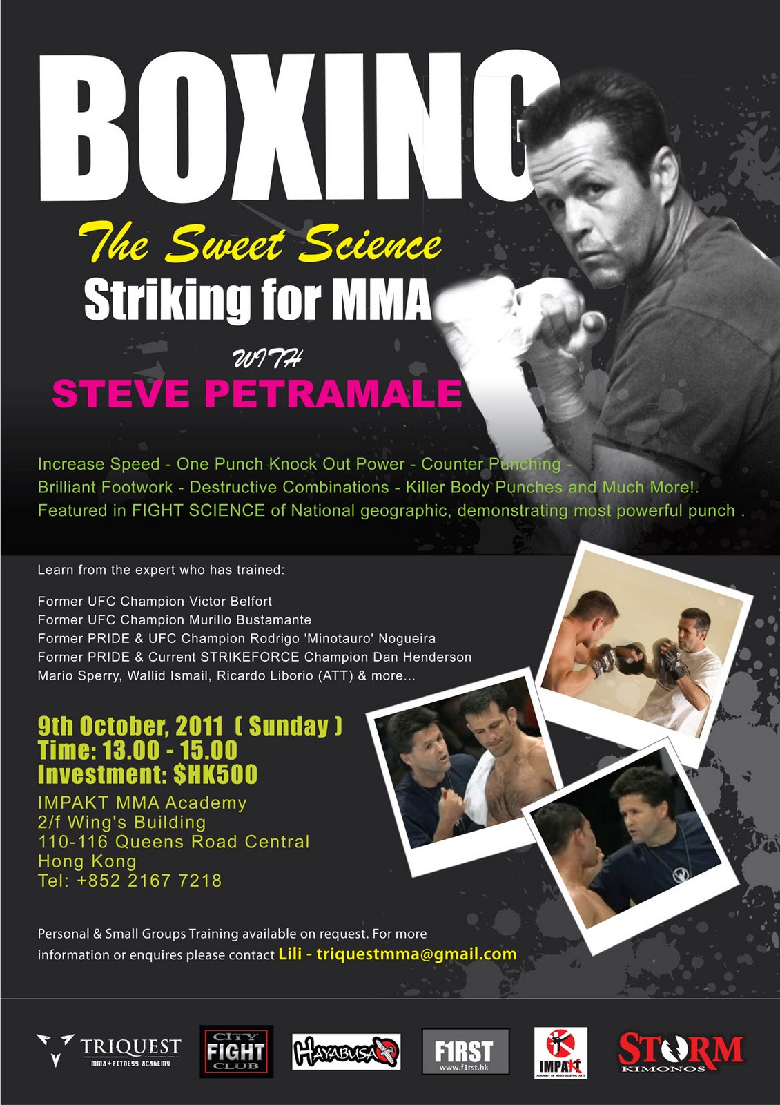 Triquest MMA + Fitness Academy: October 2011, Boxing seminar with Steve ...