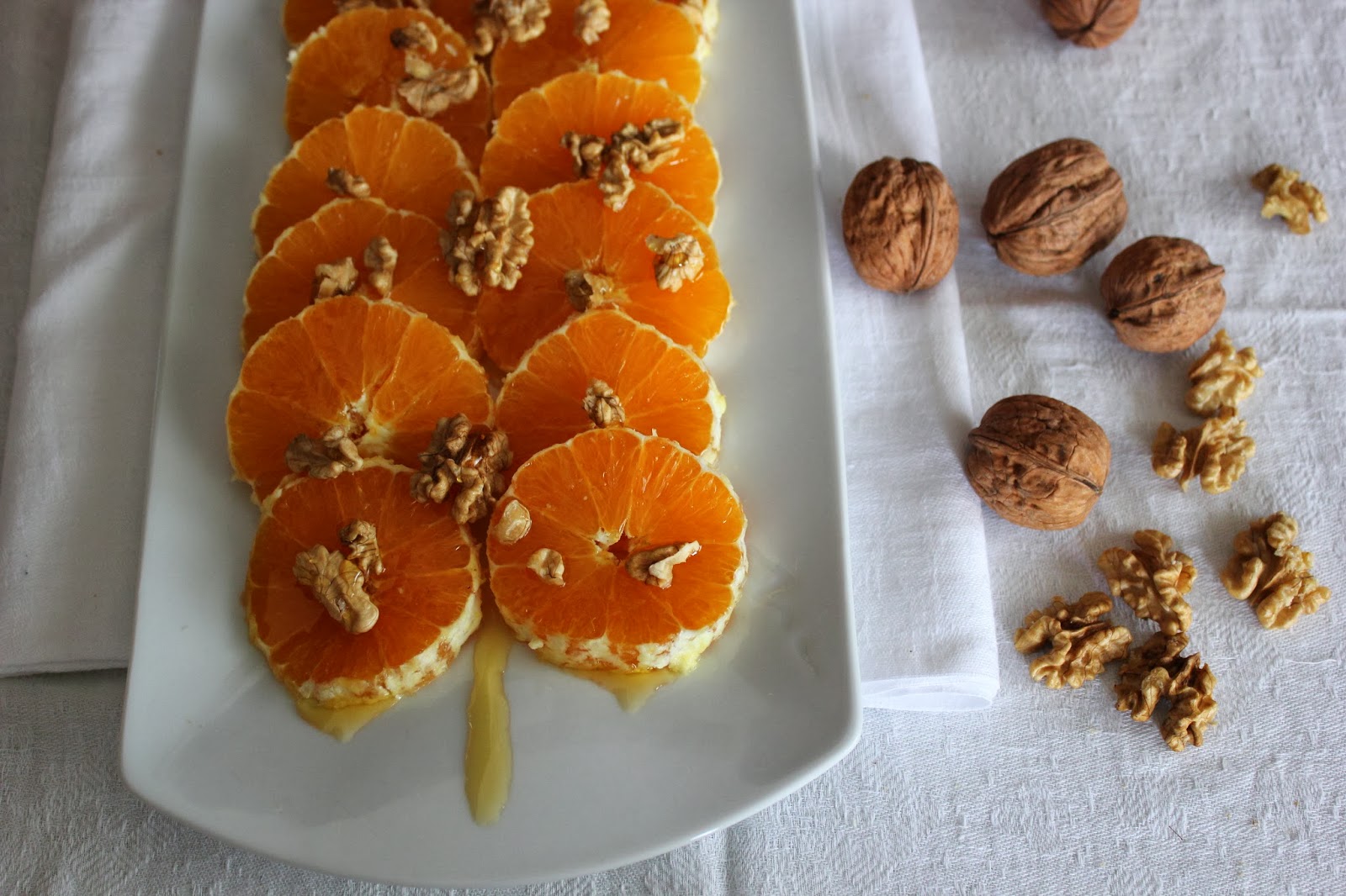 Naranjas con Miel y Nueces - Cocinando con las Chachas