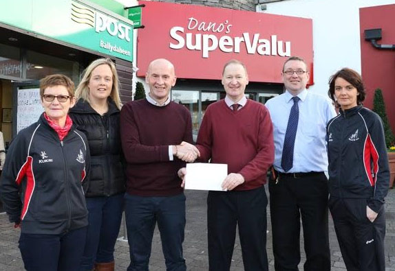 Members of Mallow AC with Dano's SuperValu...sponsor of the 2016 Mallow ...
