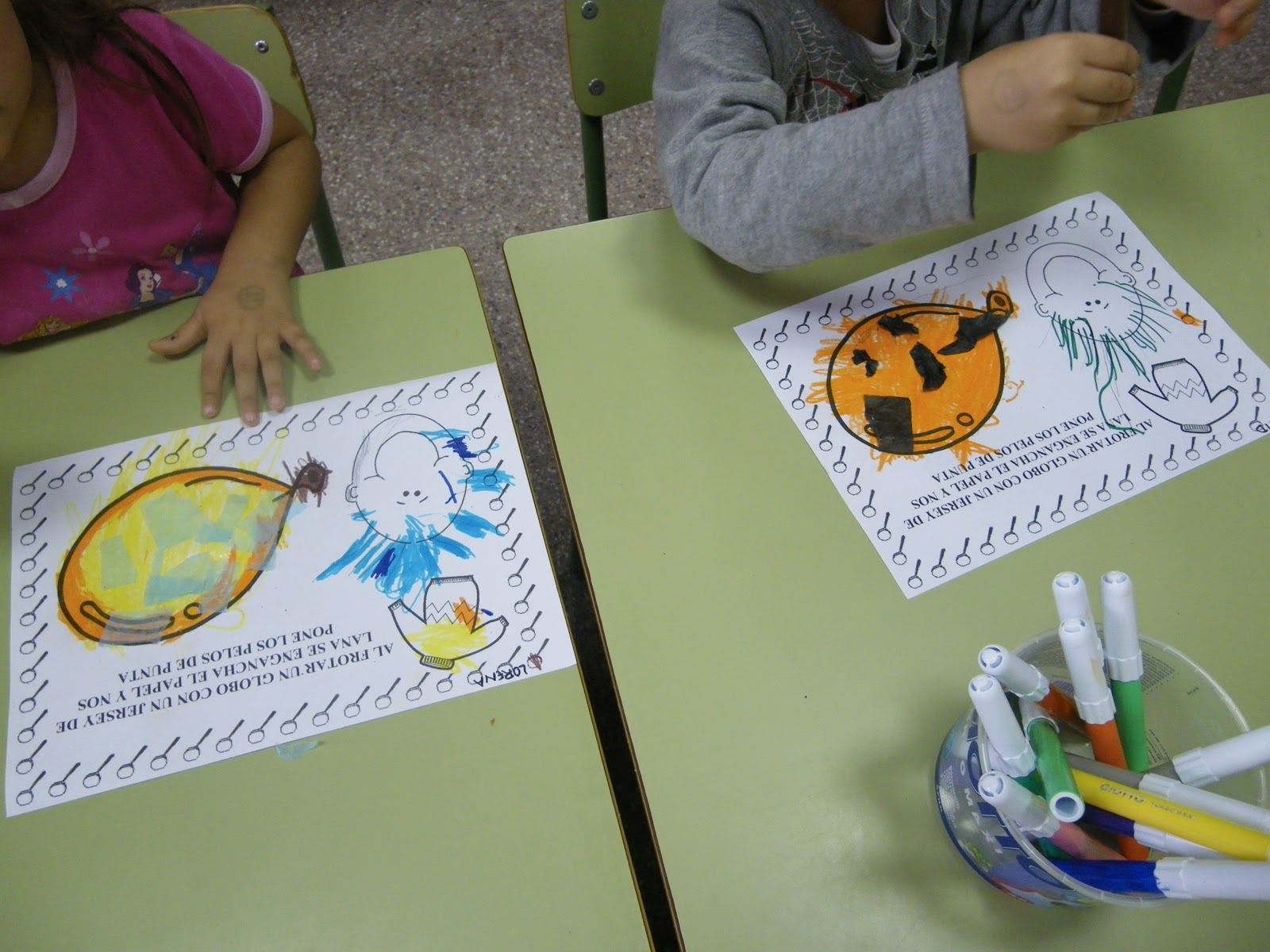 Piruleta colorines: Taller de experimentos 2