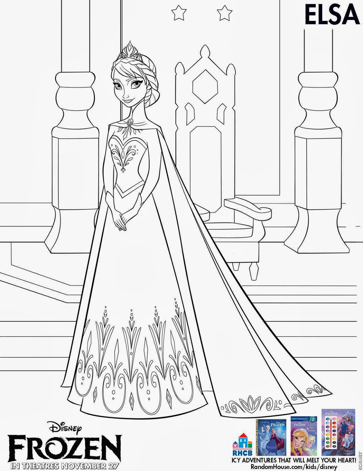 Baú Da Web Frozen Desenhos Para Colorir