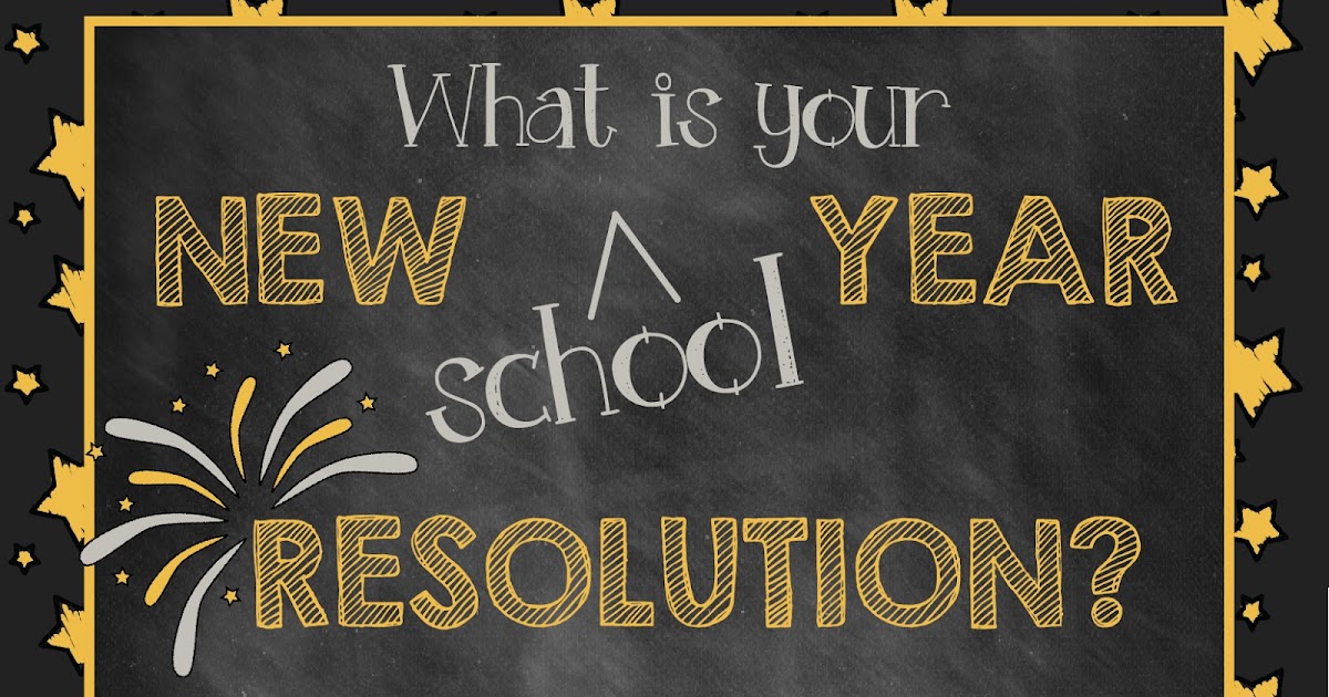 Fall Into First: New SCHOOL Year Resolutions