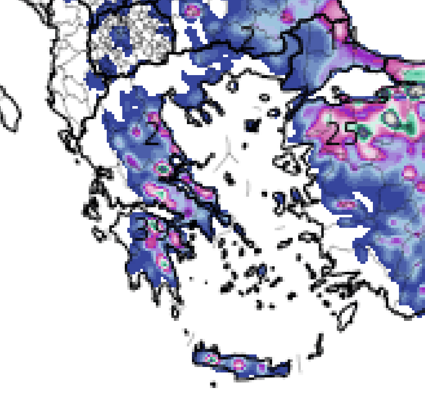 Weather News: ΔΕΙΤΕ το συνολικο χαρτη Χιονοπτωσης!!Ποιες περιοχες θα ...
