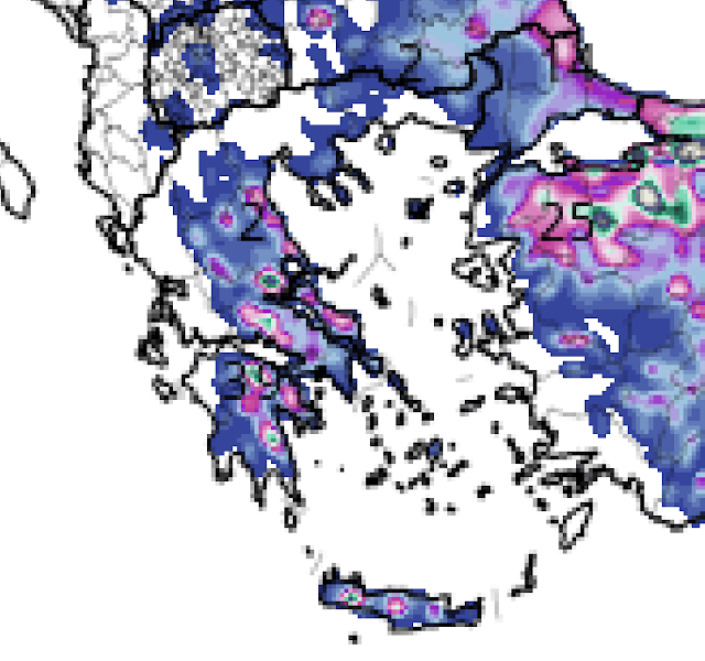Weather News: ΔΕΙΤΕ το συνολικο χαρτη Χιονοπτωσης!!Ποιες περιοχες θα ...