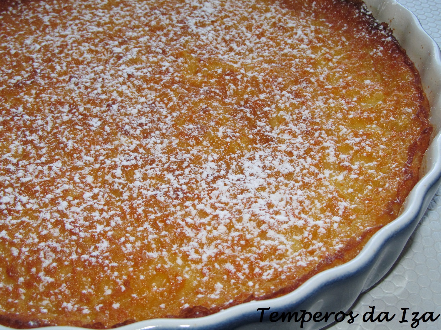 Temperos da Iza: Queijada de Laranja