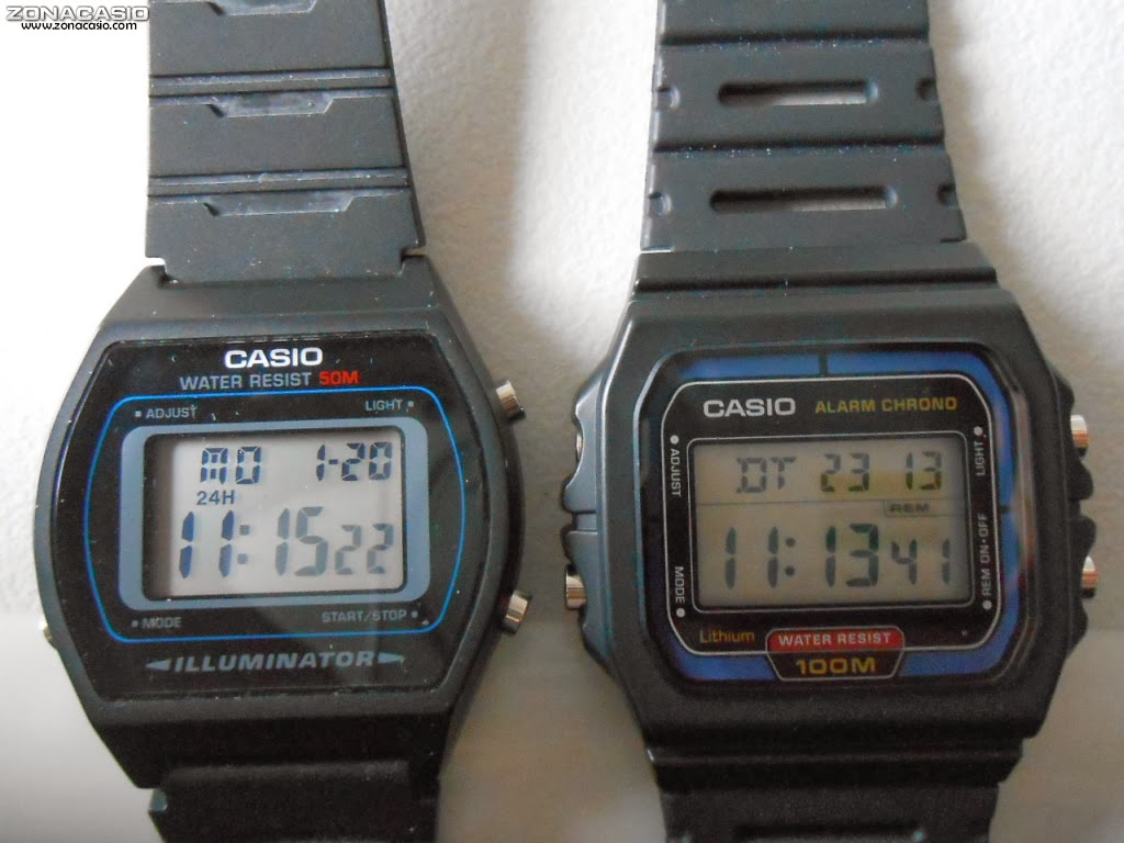 Zona Casio: Comparativa: W-720 vs W-202, el rey y el sucesor