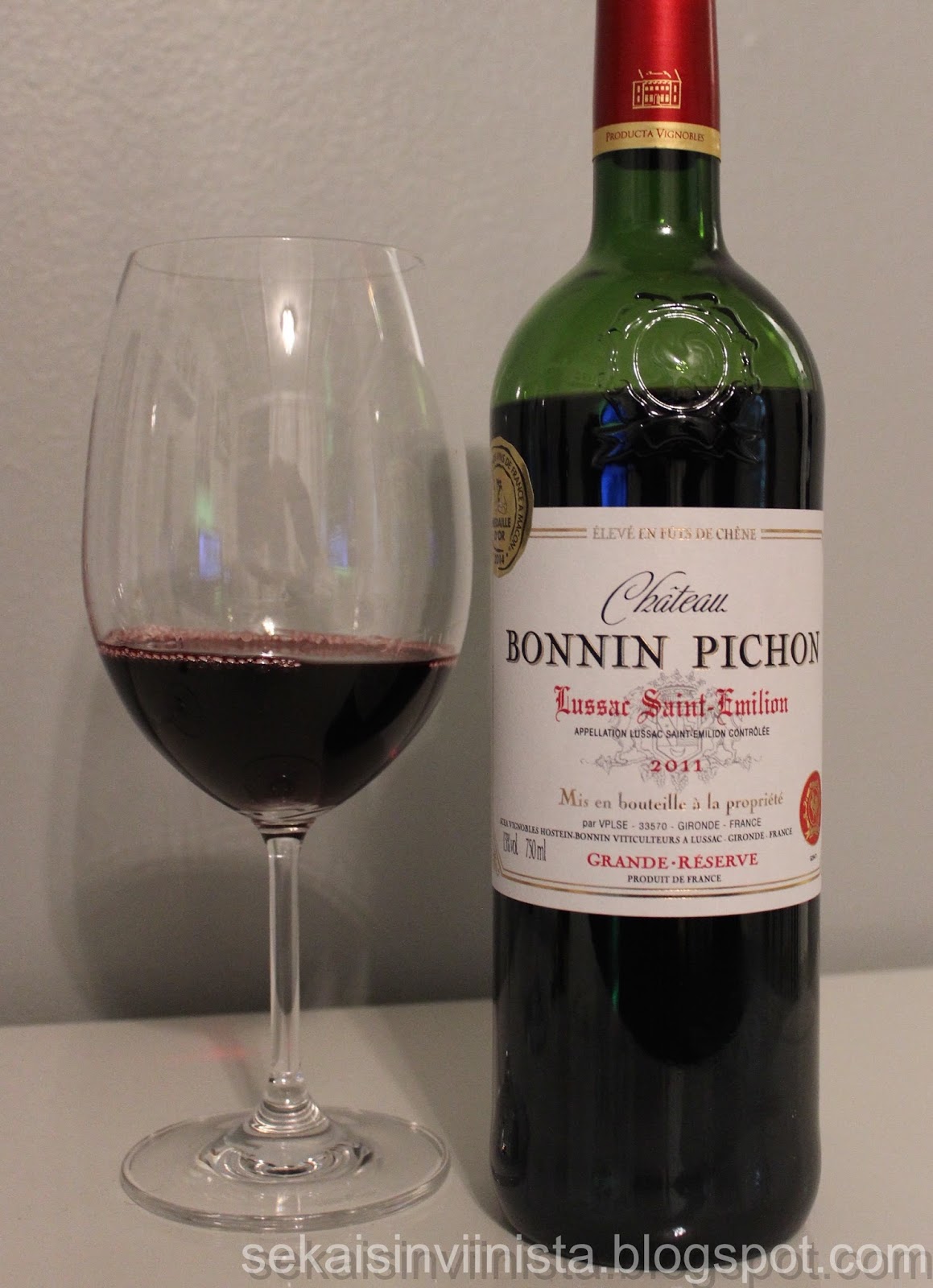 Sekaisin viinistä: Perjantain punaviini: Château Bonnin Pichon