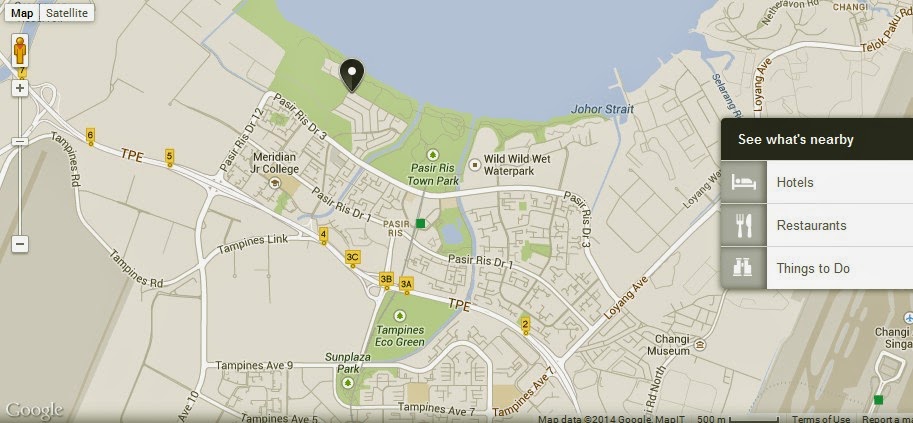 Pasir Ris Park Singapore Location Map | Alexandra Meier