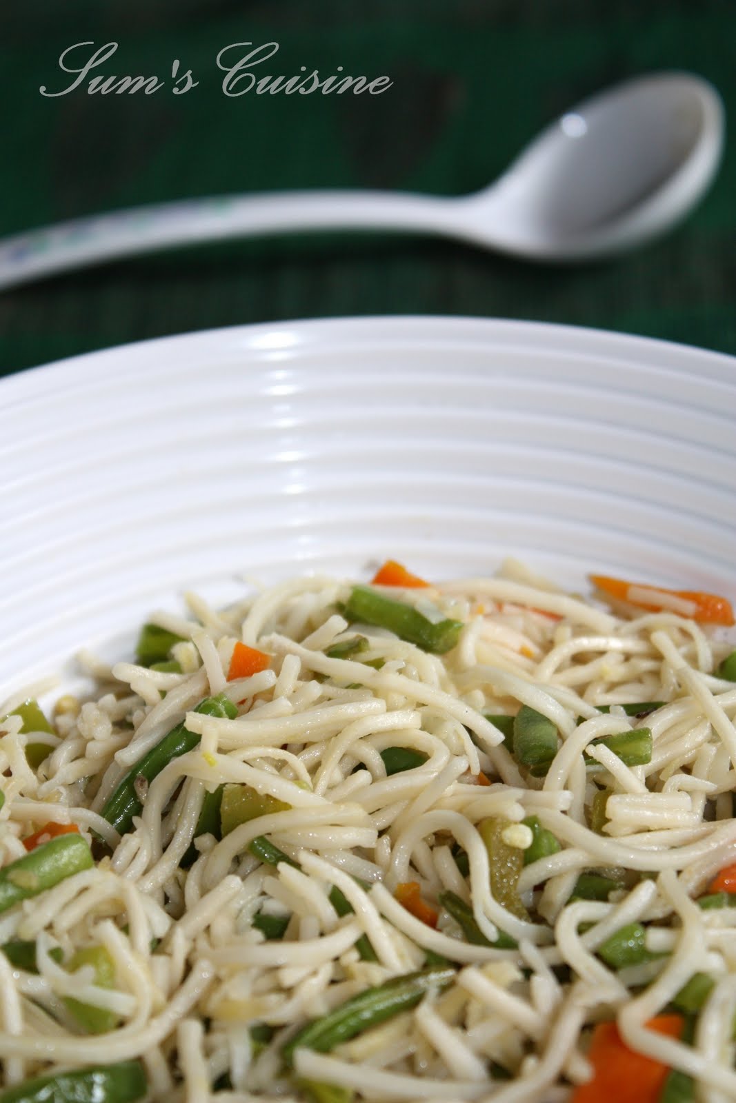 Sum's Cuisine: Vegetable Noodles