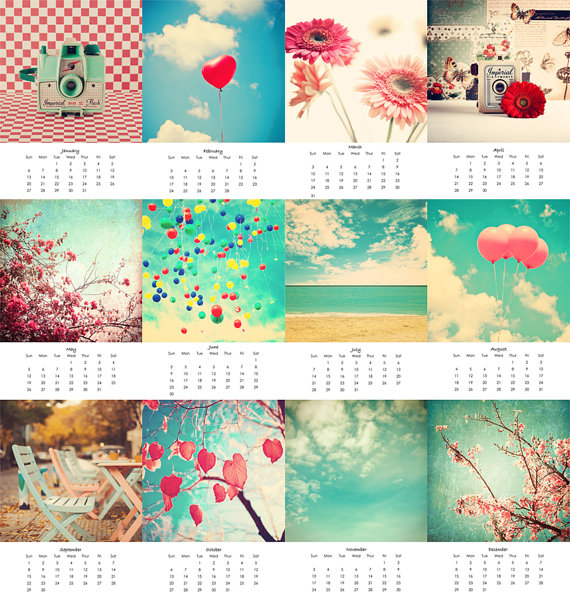 30Inspired: Roundup of Beautiful 2013 Calendars