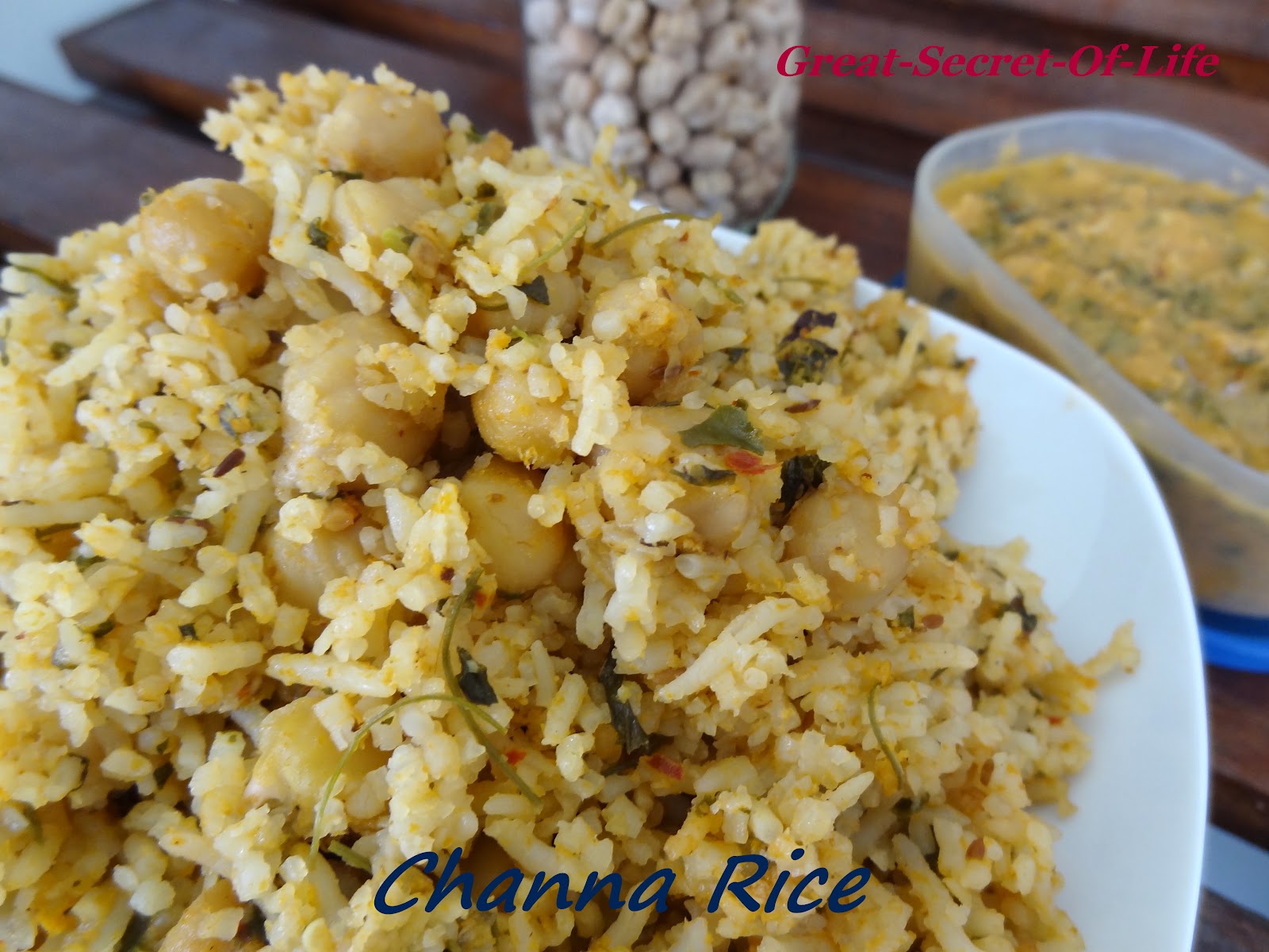 Kondaikadalai (Channa, Chick peas) Rice - Chana rice - Chana Fried rice ...