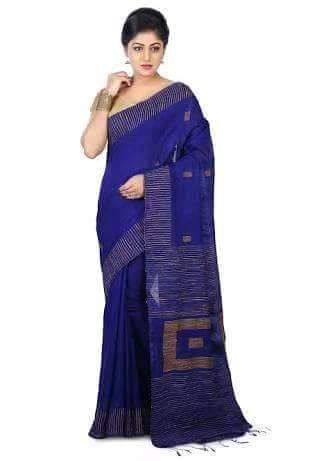 Silk cotton sarees with box design sarees